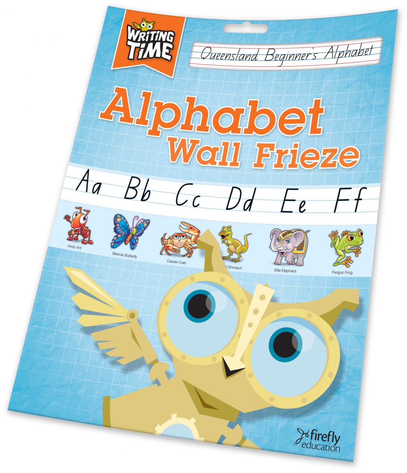 Writing Time Alphabet Wall Frieze (Queensland Beginner’s Alphabet ...